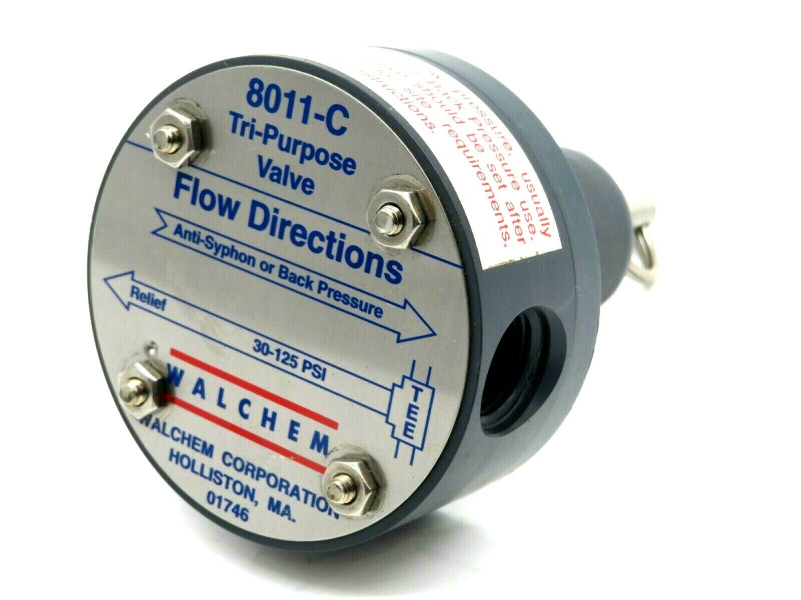 NEW WALCHEM 8011-C TRI-PURPOSE VALVE 8011C - SB Industrial Supply, Inc.