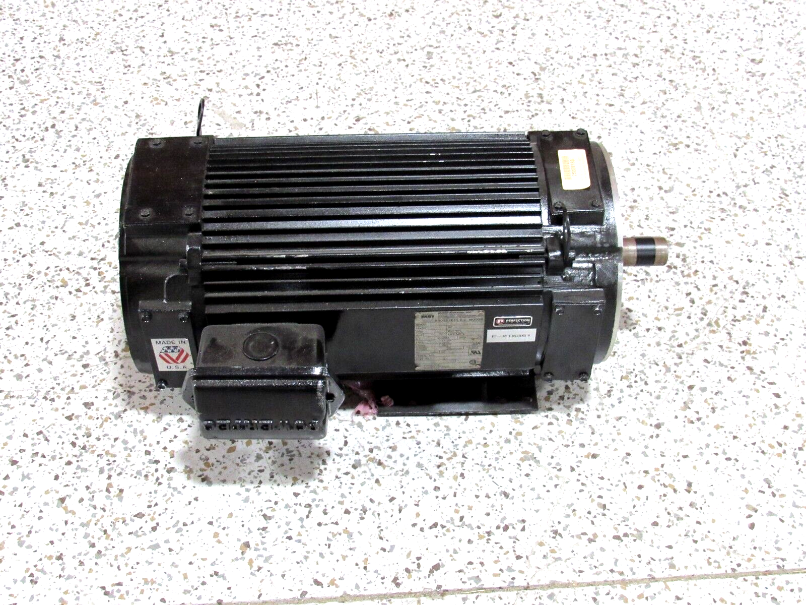 REFURBISHED MSI F184C4A1N001000 MOTOR 7.5HP 184TC 640VDC 2500RPM - SB ...