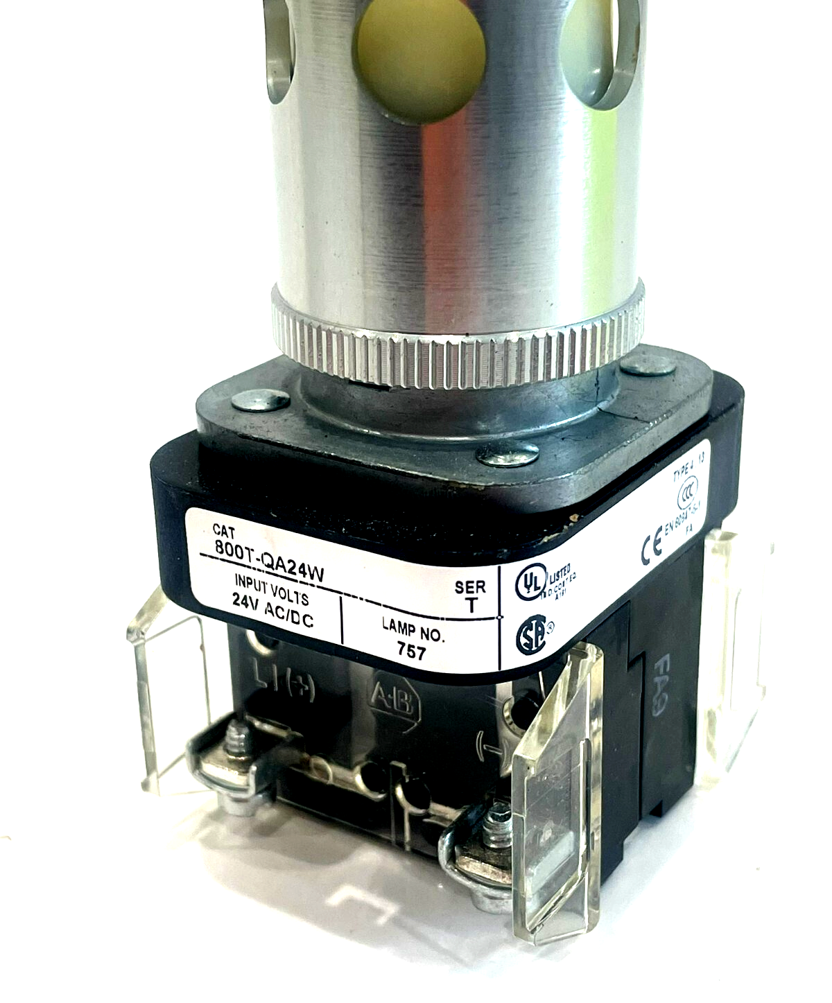 A / B 800T-QA24W PUSH BUTTON SER.T 800TQA24W NEW, SURPLUS - SB ...