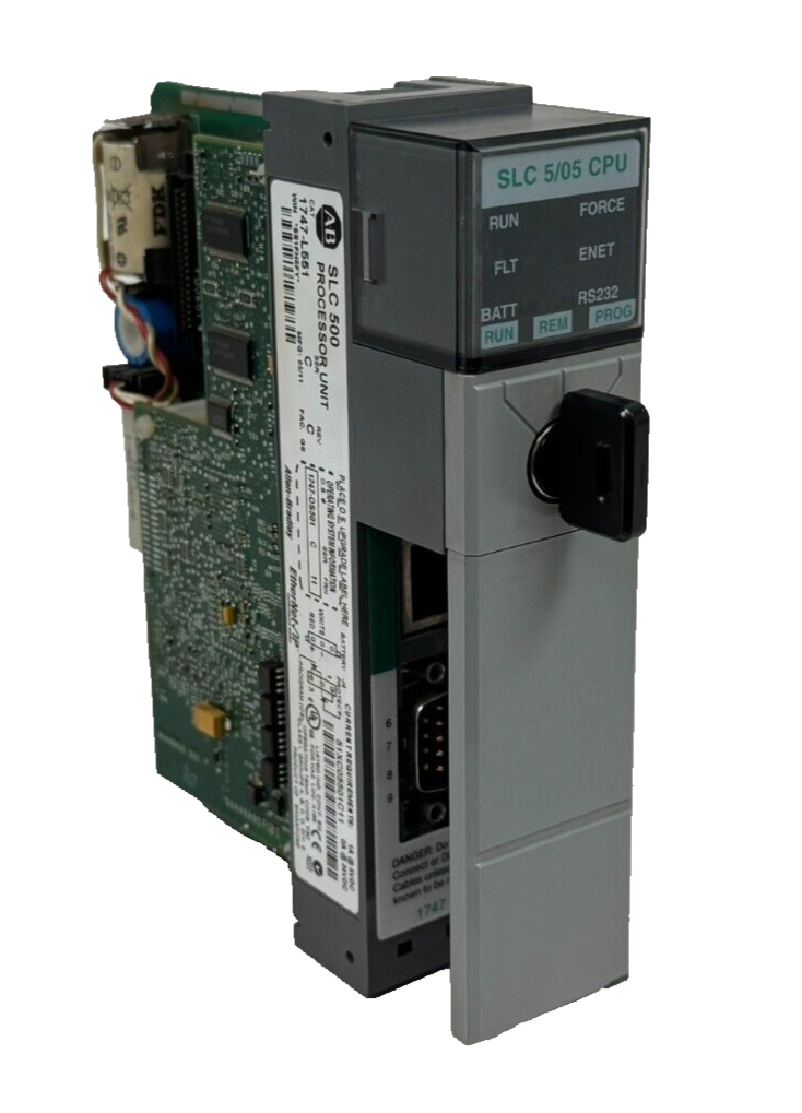 ALLEN BRADLEY 1747-L551 PROCESSOR MODULE SER. C REV. C PRE-OWNED USED ...