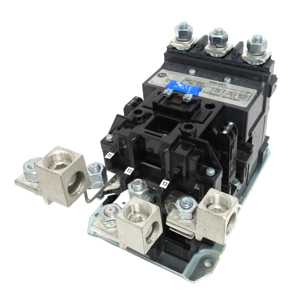 NEW ALLEN BRADLEY 500F-FOD930 CONTACTOR SIZE 5 SER.L 110V-120V ...