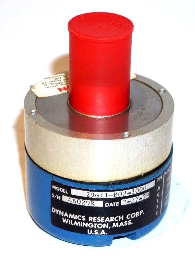 NEW DYNAMICS RESEARCH CORP. 29-11-B03-1000 ENCODER ROTARY SHAFT ...
