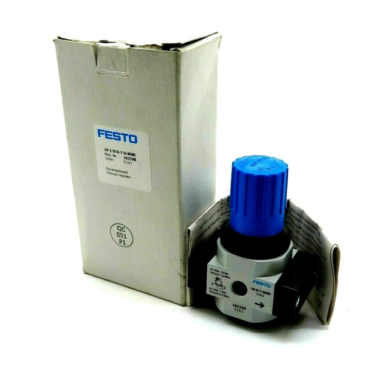 NEW FESTO LR-D-7-MINI PRESSURE REGULATOR LR1/8-D-7-0-MINI LRD7MINI - SB ...