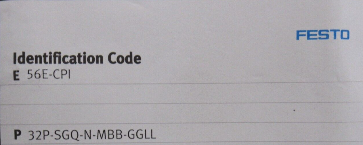 NEW FESTO MPA-CPI-VI VALVE MANIFOLD VMPA-CPI-EPL-GU 32P-SGQ-N-MBB-GGLL ...