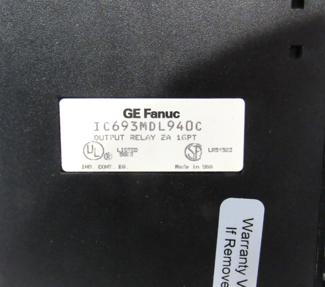 NEW GE FANUC IC693MDL940C OUTPUT MODULE IC693MDL940 - SB Industrial ...