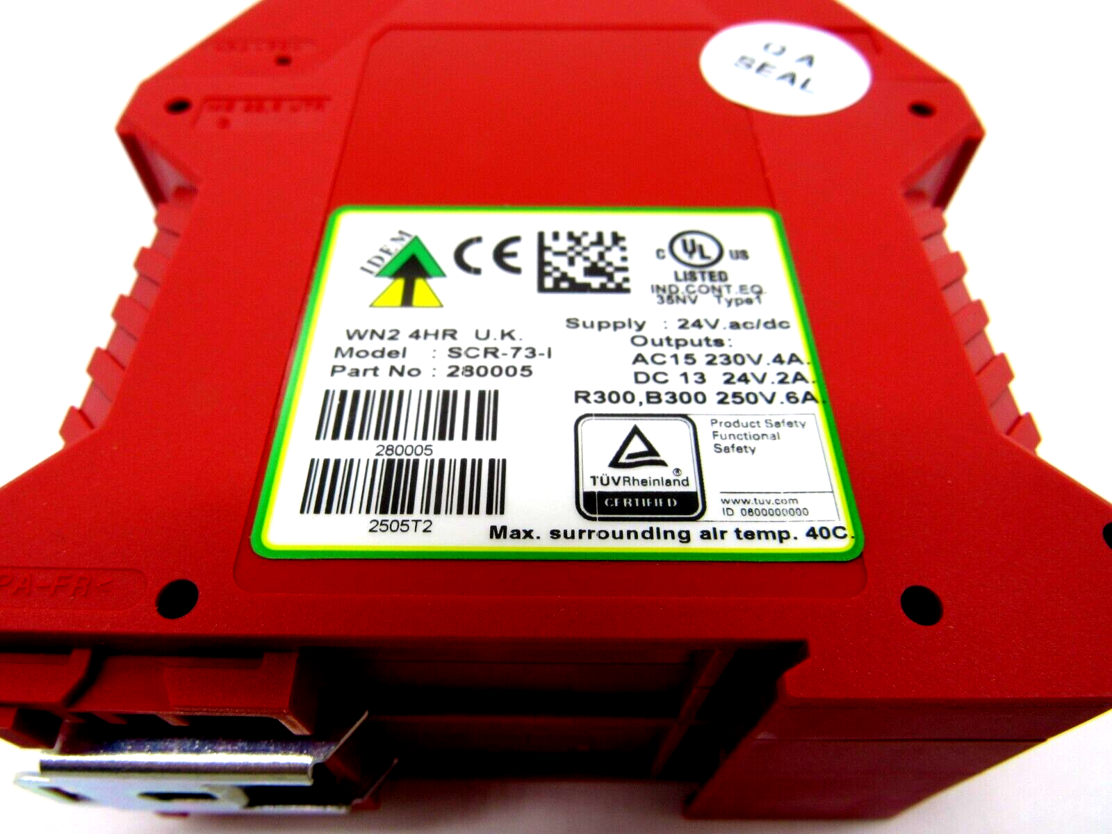 NEW IDEM SCR73-280005 SAFETY RELAY SCR-73-I SCR73280005 - SB Industrial ...
