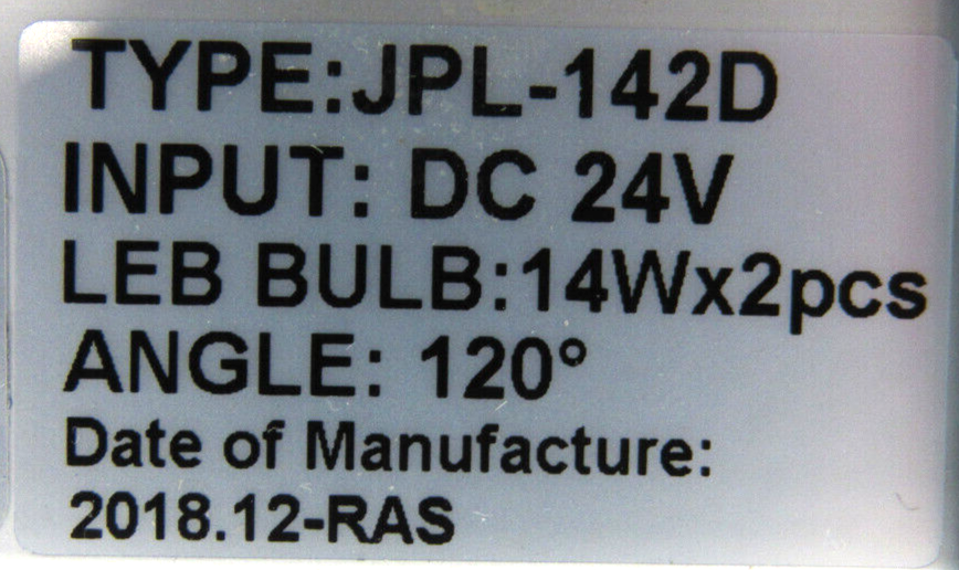 NEW JARRER JPL-142D LED LIGHT 24VDC JPL142D - SB Industrial Supply, Inc.