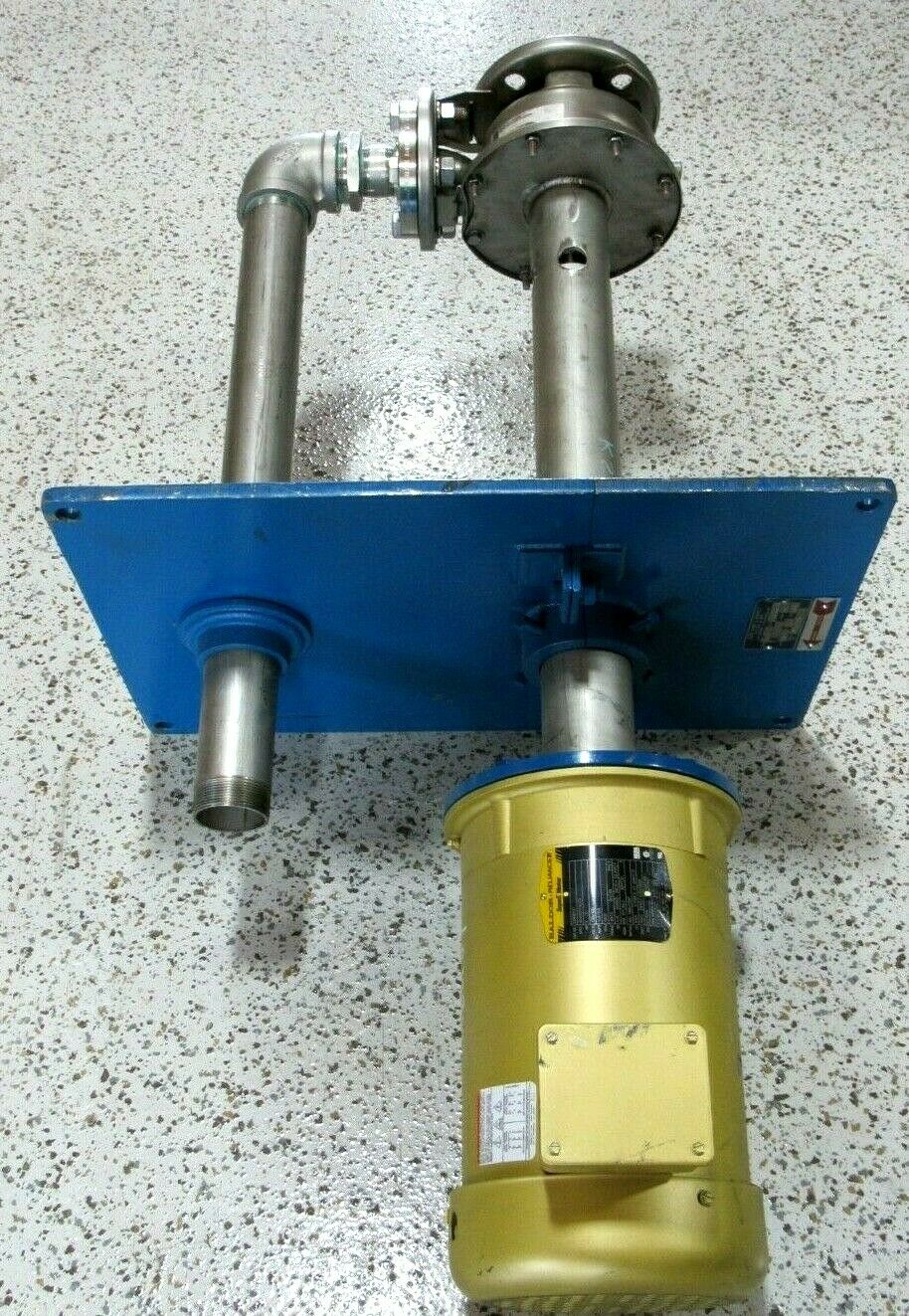 NEW KERR 5180 CENTRIFUGAL PUMP 5HP 1.5x.5x5.5 100GPM EBARA 230/460V 3U ...