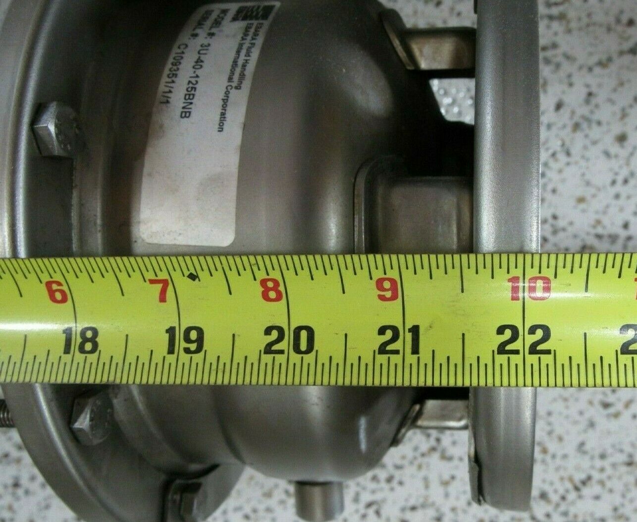 NEW KERR 5180 CENTRIFUGAL PUMP 5HP 1.5x.5x5.5 100GPM EBARA 230/460V 3U ...