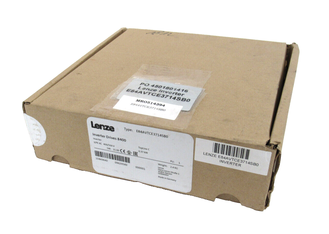 NEW LENZE E84AVTCE3714SB0 INVERTER DRIVE 8400 SERIES - SB Industrial ...