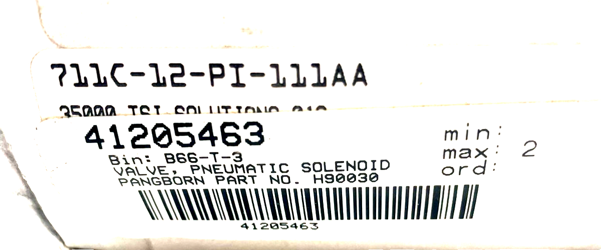 NEW MAC VALVES 711C-12-PI-111AA SOLENOID VALVE 711C12PI111AA - SB ...
