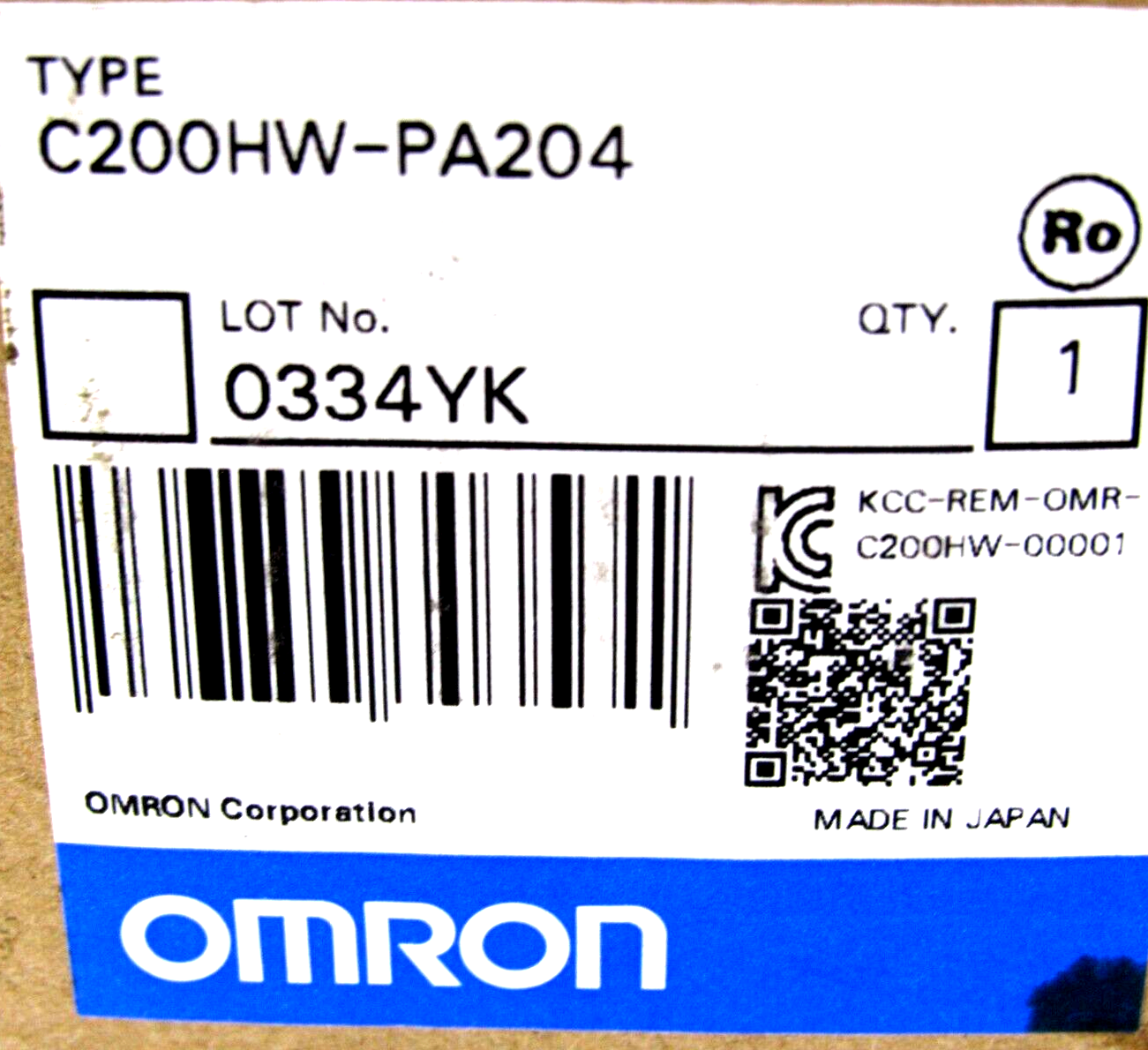 NEW OMRON C200HW-PA204 POWER SUPPLY MODULE C200HWPA204 - SB Industrial ...