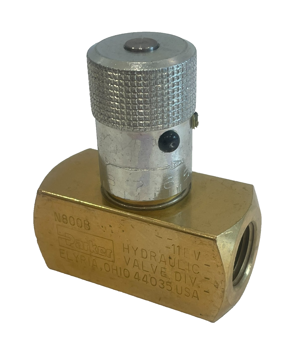NEW PARKER N800B-11EV NEEDLE VALVE N800B11EV - SB Industrial Supply, Inc.