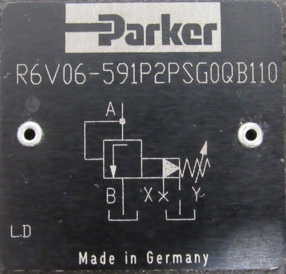 NEW PARKER R6V06-591P2PSG0QB110 PRESSURE RELIEF VALVE ...