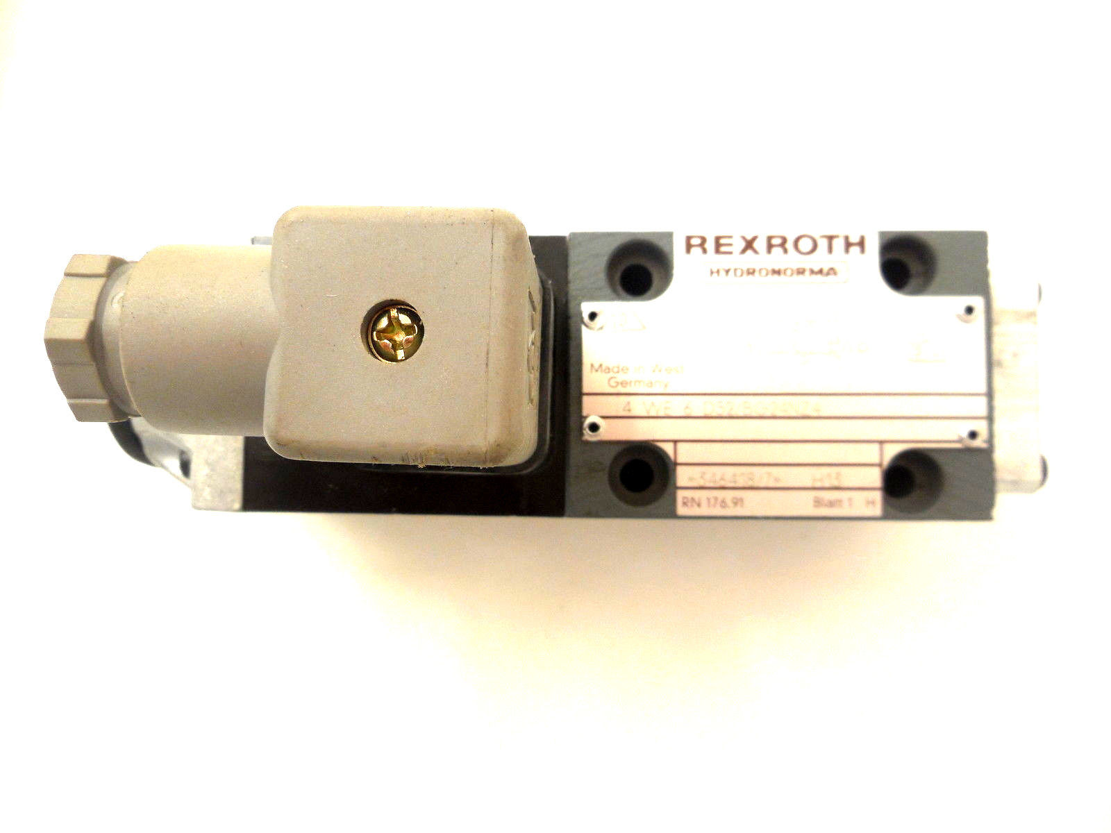 NEW REXROTH 4-WE-6-D52/BG24NZ4 DIRECTIONAL VALVE 4WE6D52BG24NZ4 - SB ...