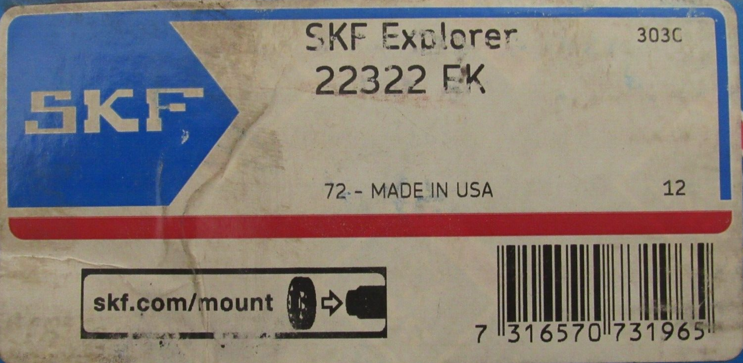 NEW SKF 22322 EK ROLLER BEARING 22322EK - SB Industrial Supply, Inc.