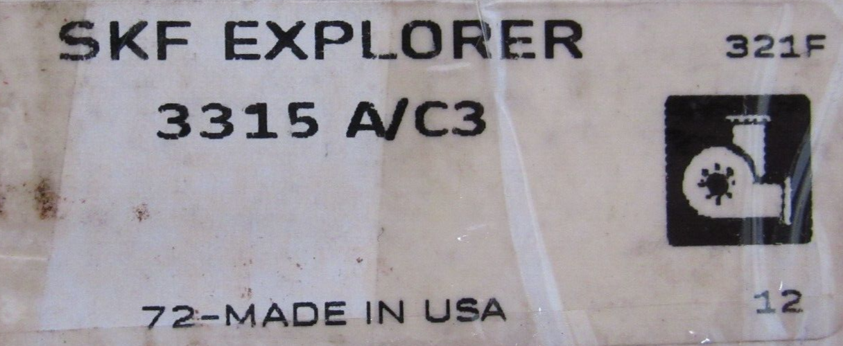NEW SKF 3315 A/C3 ROLLER BEARING 3315AC3 - SB Industrial Supply, Inc.