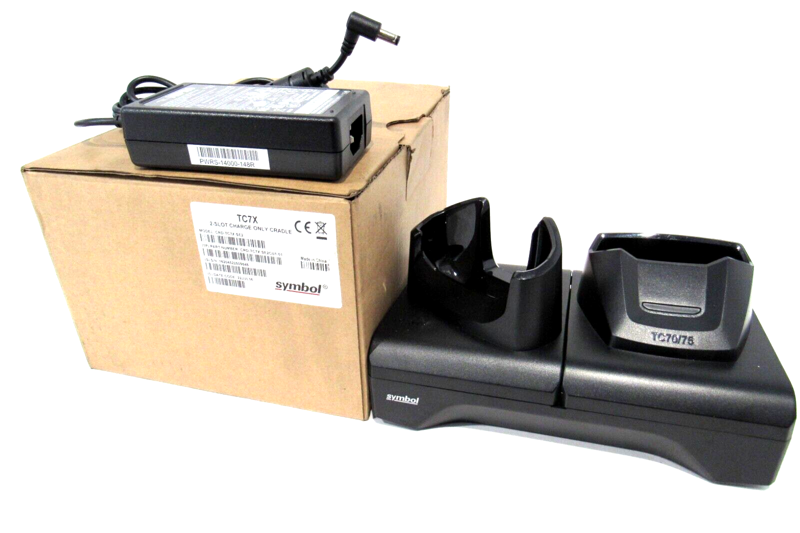 NEW SYMBOL TECHNOLOGIES CRD-TC7X-SE2CU1-01 2-SLOT CHARGE CRADLE ...