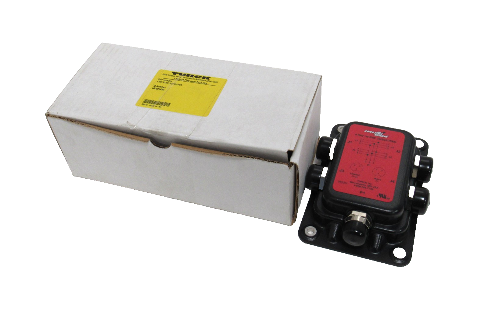 NEW TURCK 4RKF30-RSF30/S651/RED JUNCTION BOX 4RKF30RSF30S651RED ...