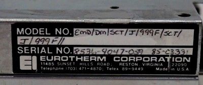 USED EUROTHERM EMD/DM/SCT/J/999F/SCT/J/999F// PLC MODULE - SB ...