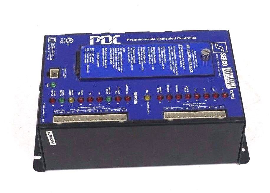USED SQUARE D / SERCO 637-112 PROGRAMMABLE CONTROLLER 637112 - SB ...