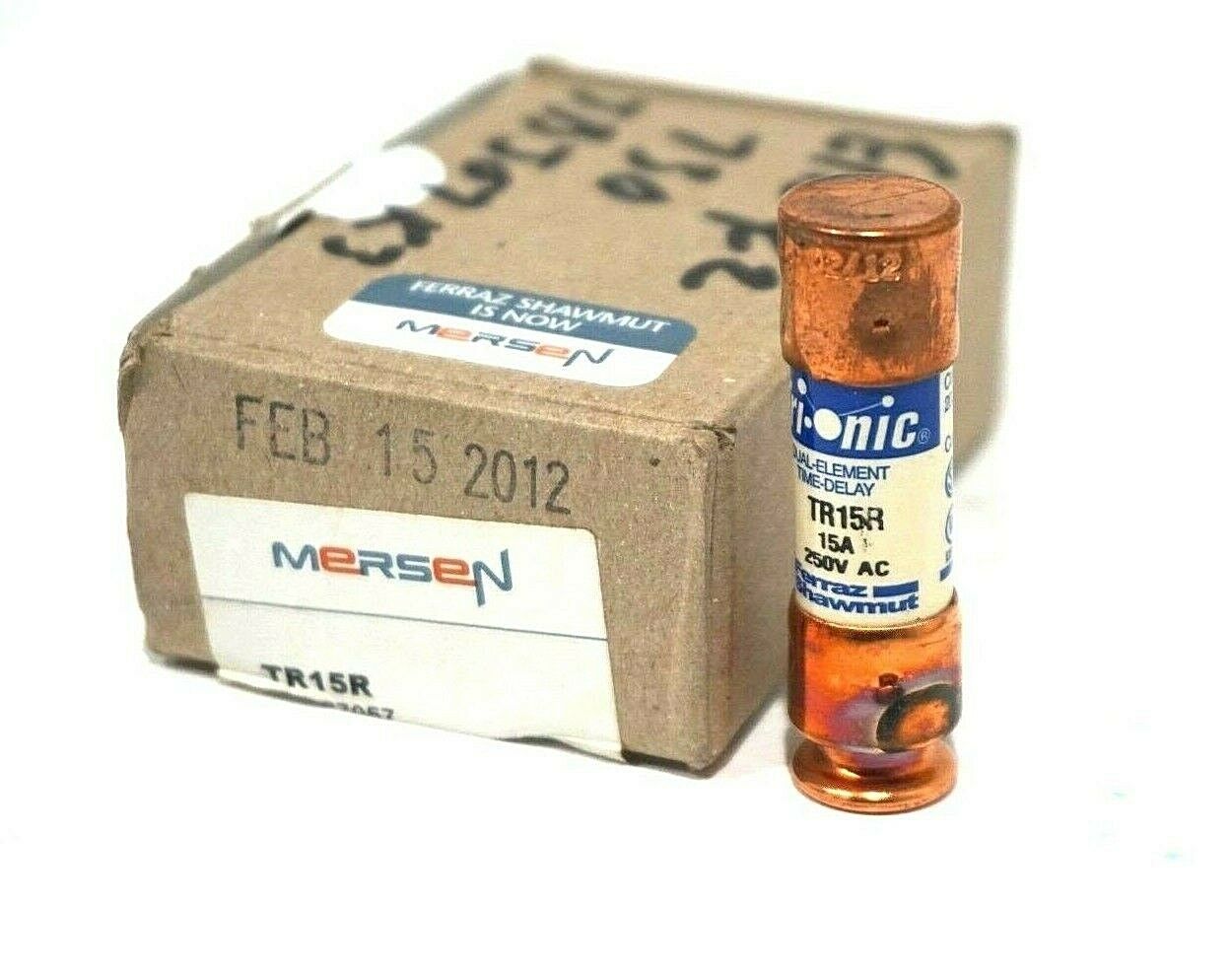 8 NEW MERSEN TR15R FUSES - SB Industrial Supply, Inc.