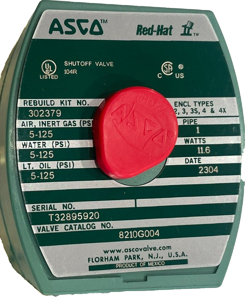 NEW ASCO 8210G004 SOLENOID VALVE 24DC - SB Industrial Supply, Inc.