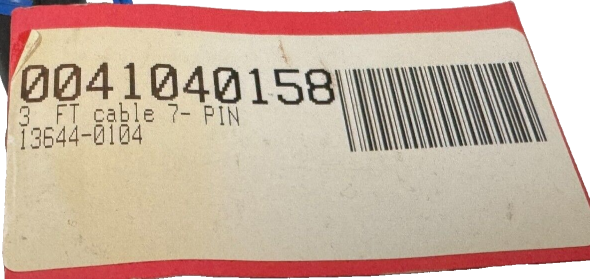 NEW AVERY WEIGH-TRONIX 13761-0028 WEIGH BAR CABLE 13644-0104 3FT. - SB ...