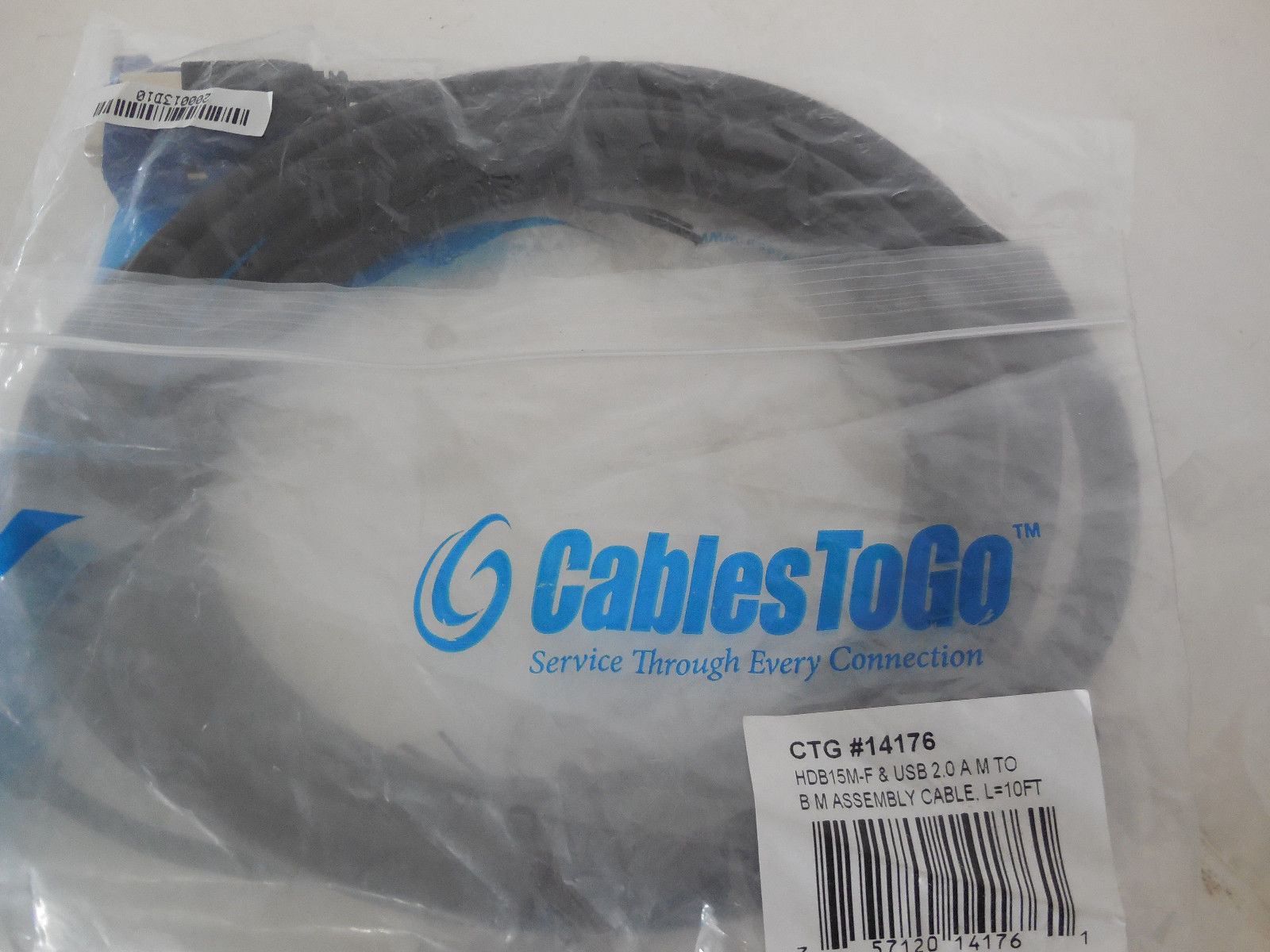 NEW CABLES TO GO 14176 CABLE HDB15M-F 10 FT. - SB Industrial Supply, Inc.