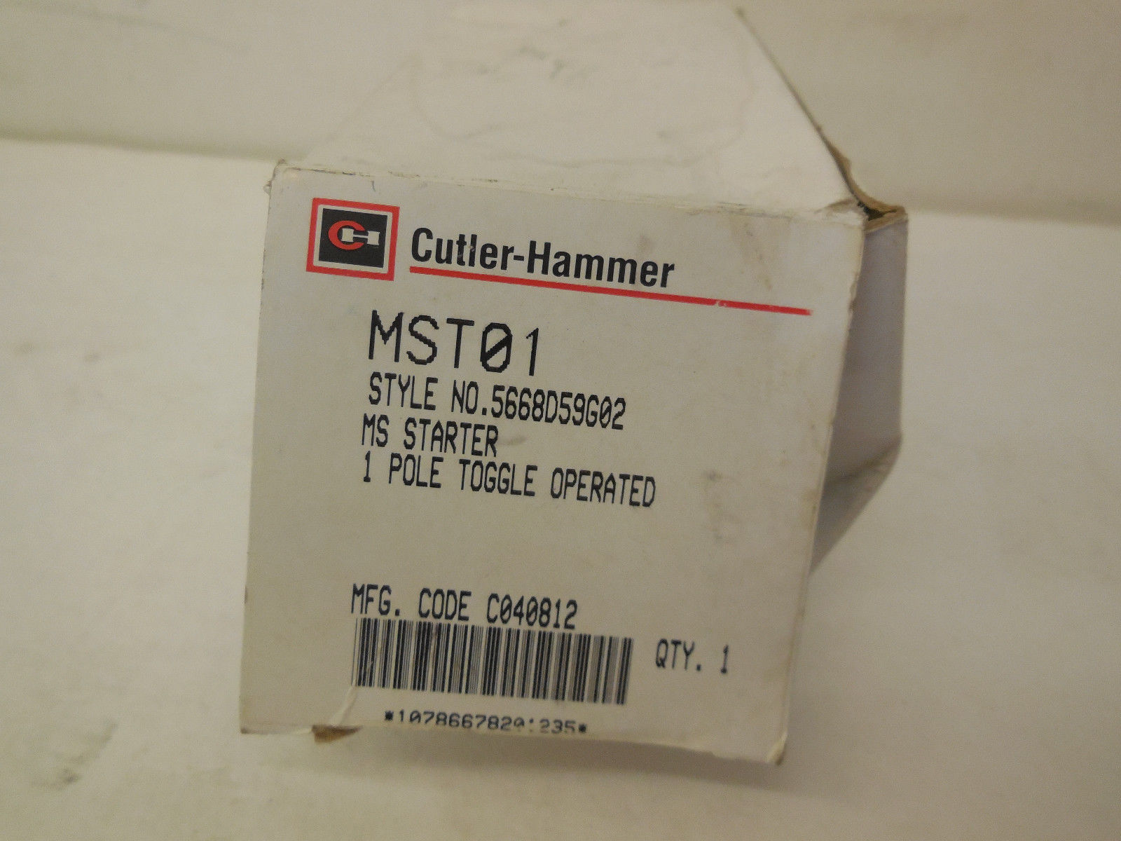 NEW CUTLER HAMMER MST01 MS STARTER - SB Industrial Supply, Inc.