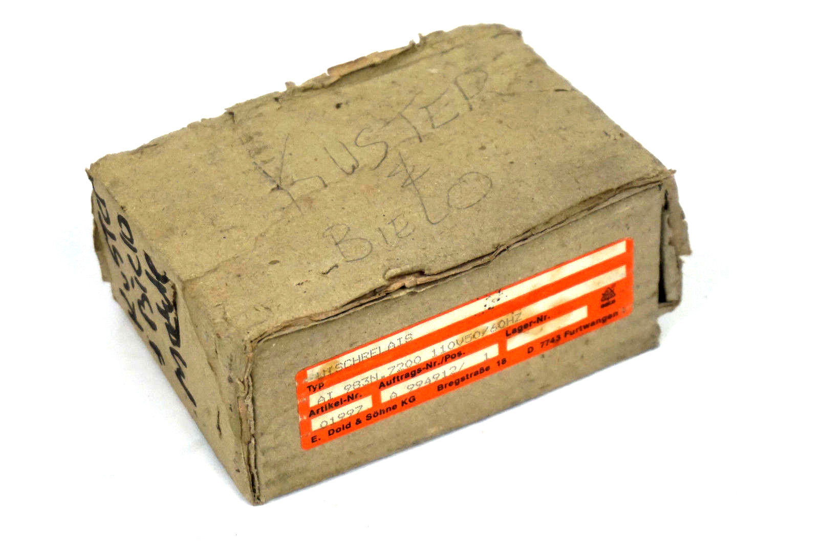 NEW DOLD AI 983N. 7200 110V50 RELAY FLEETING ACTION AI983N7200 - SB ...