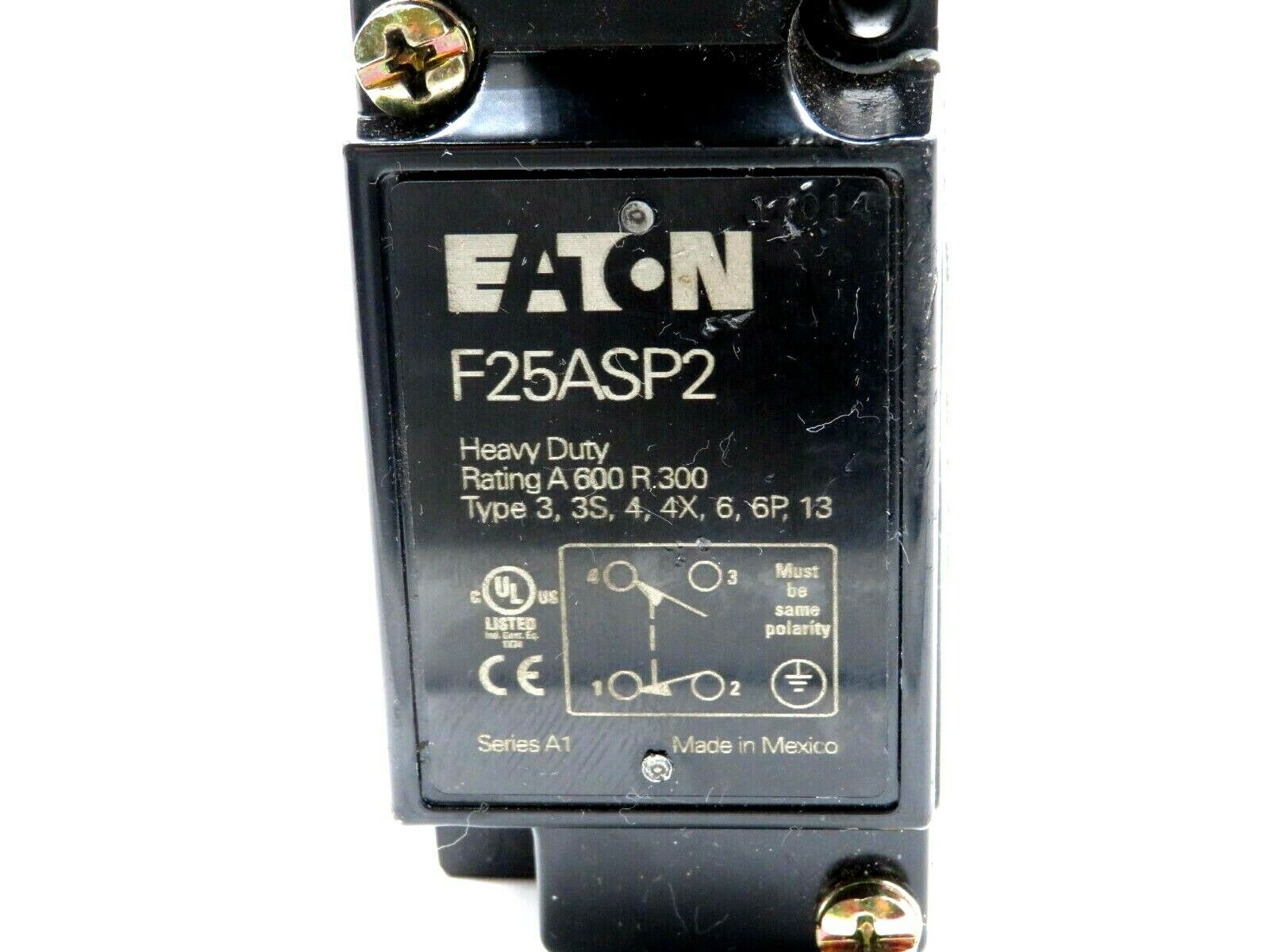 NEW EATON F25ASP2 LIMIT SWITCH SERIES A1 - SB Industrial Supply, Inc.