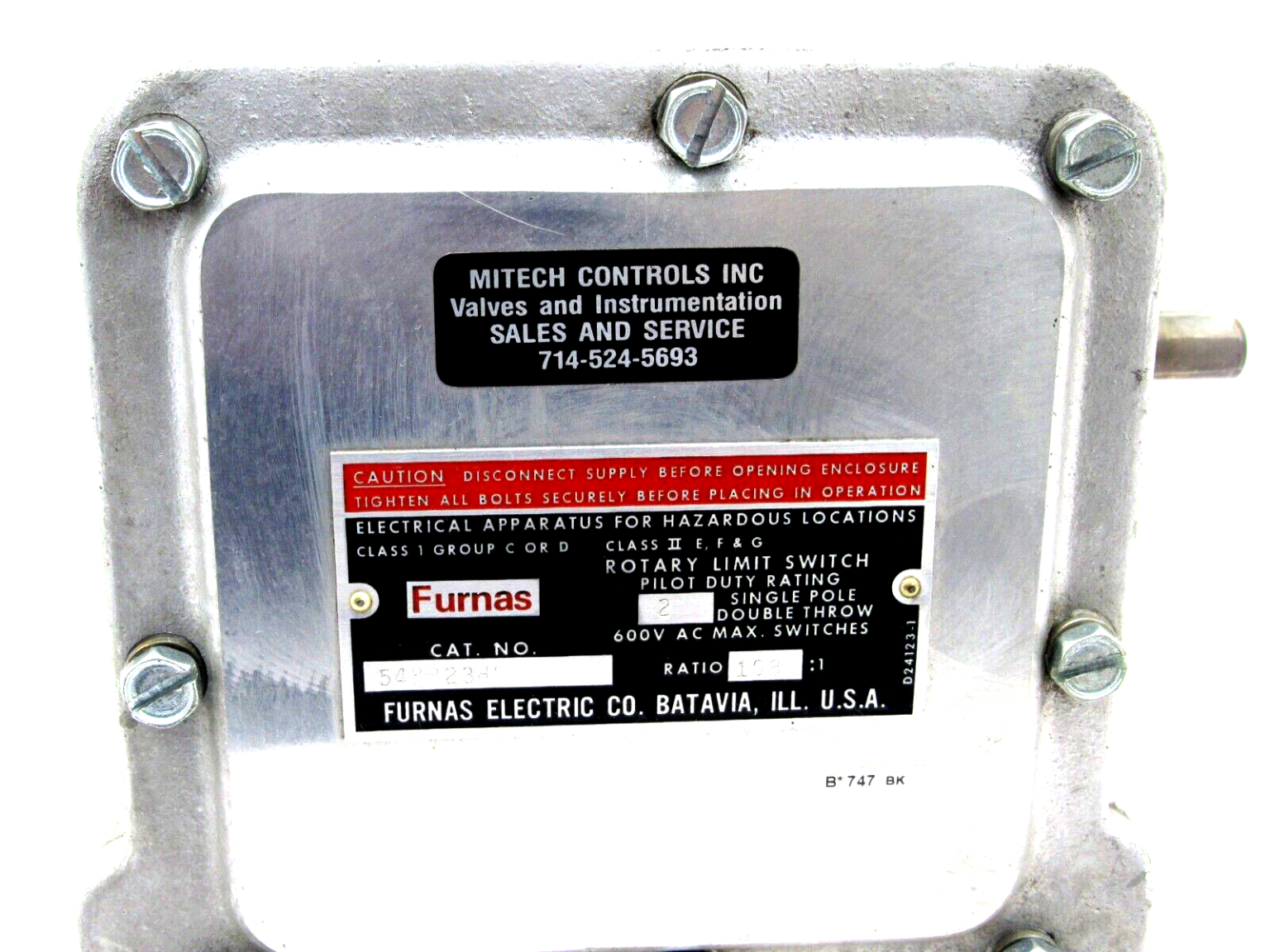 NEW FURNAS 54BB23HD ROTARY LIMIT SWITCH - SB Industrial Supply, Inc.