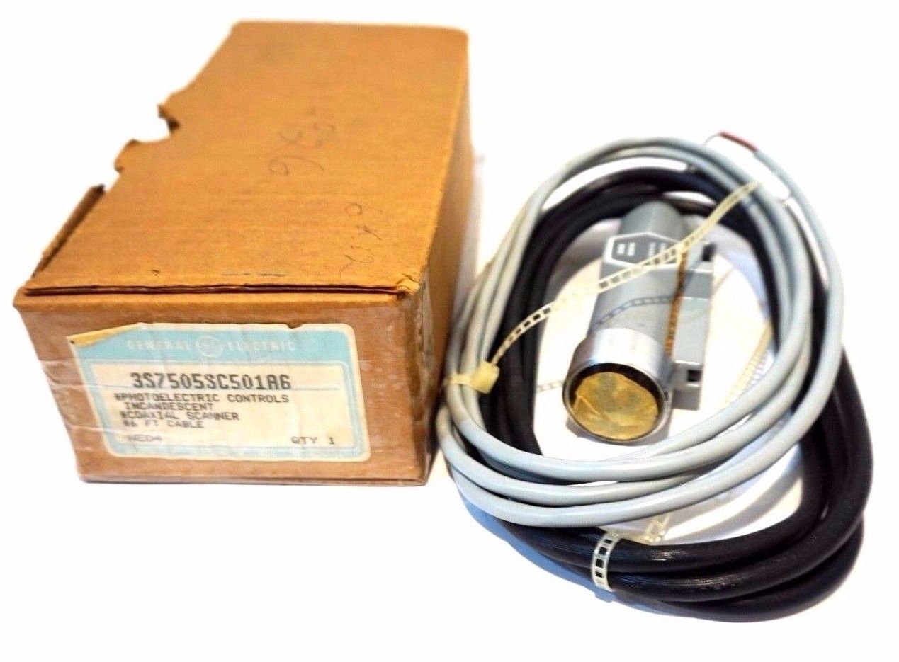 NEW GENERAL ELECTRIC 3S7505SC501A6 PHOTOELECTRIC SCANNER - SB ...