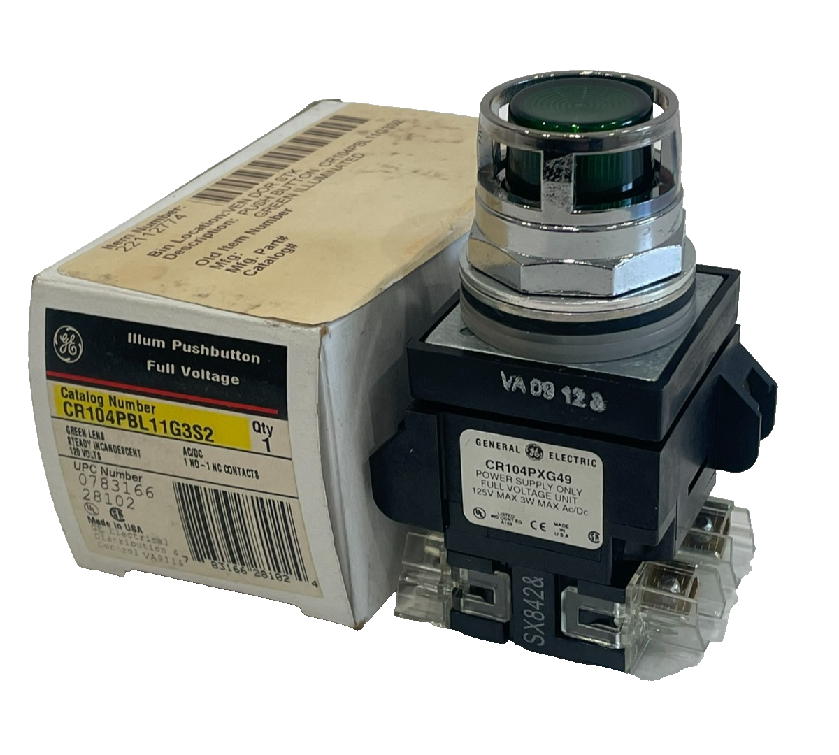 NEW GENERAL ELECTRIC CR104PBL11G3S2 PUSH BUTTON CR104PXG49 - SB ...