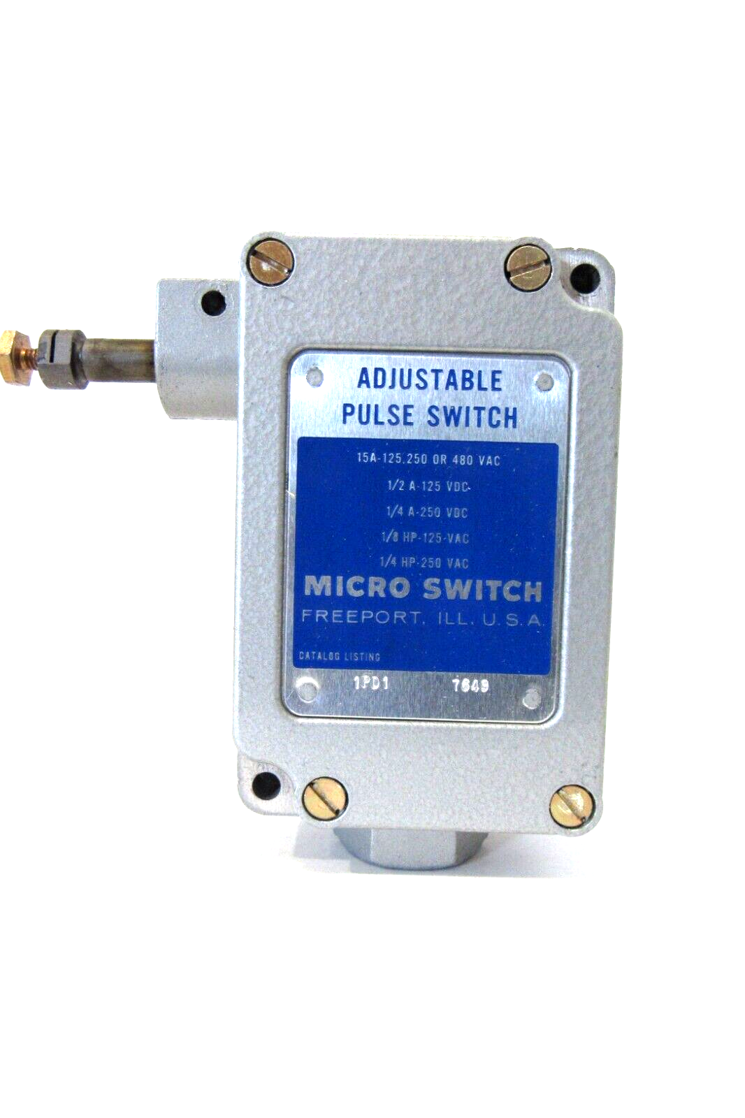 NEW HONEYWELL MICROSWITCH 1PD1 ADJUSTABEL PULSE SWITCH - SB Industrial ...