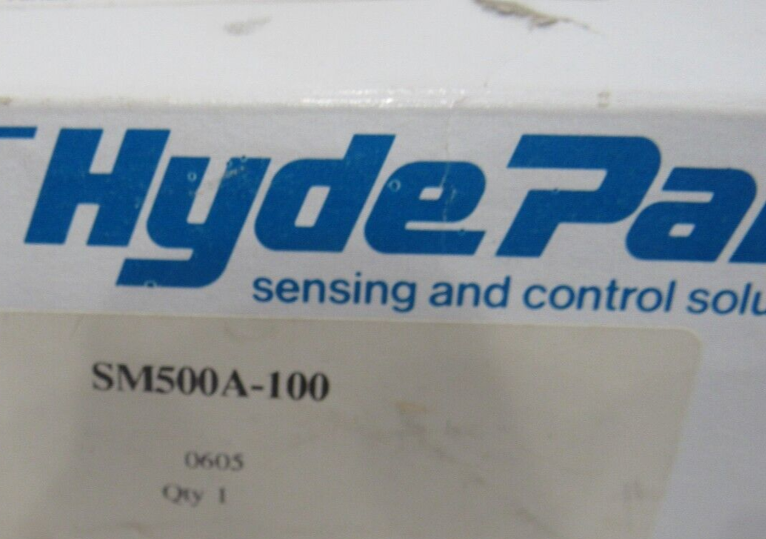NEW HYDE PARK SM500A100 ULTRA SONIC PROXIMITY SENSOR 12-24VDC - SB ...