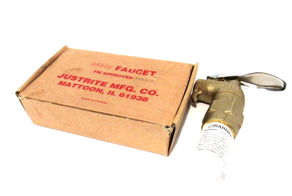 NEW JUSTRITE 08902 FAUCET - SB Industrial Supply, Inc.