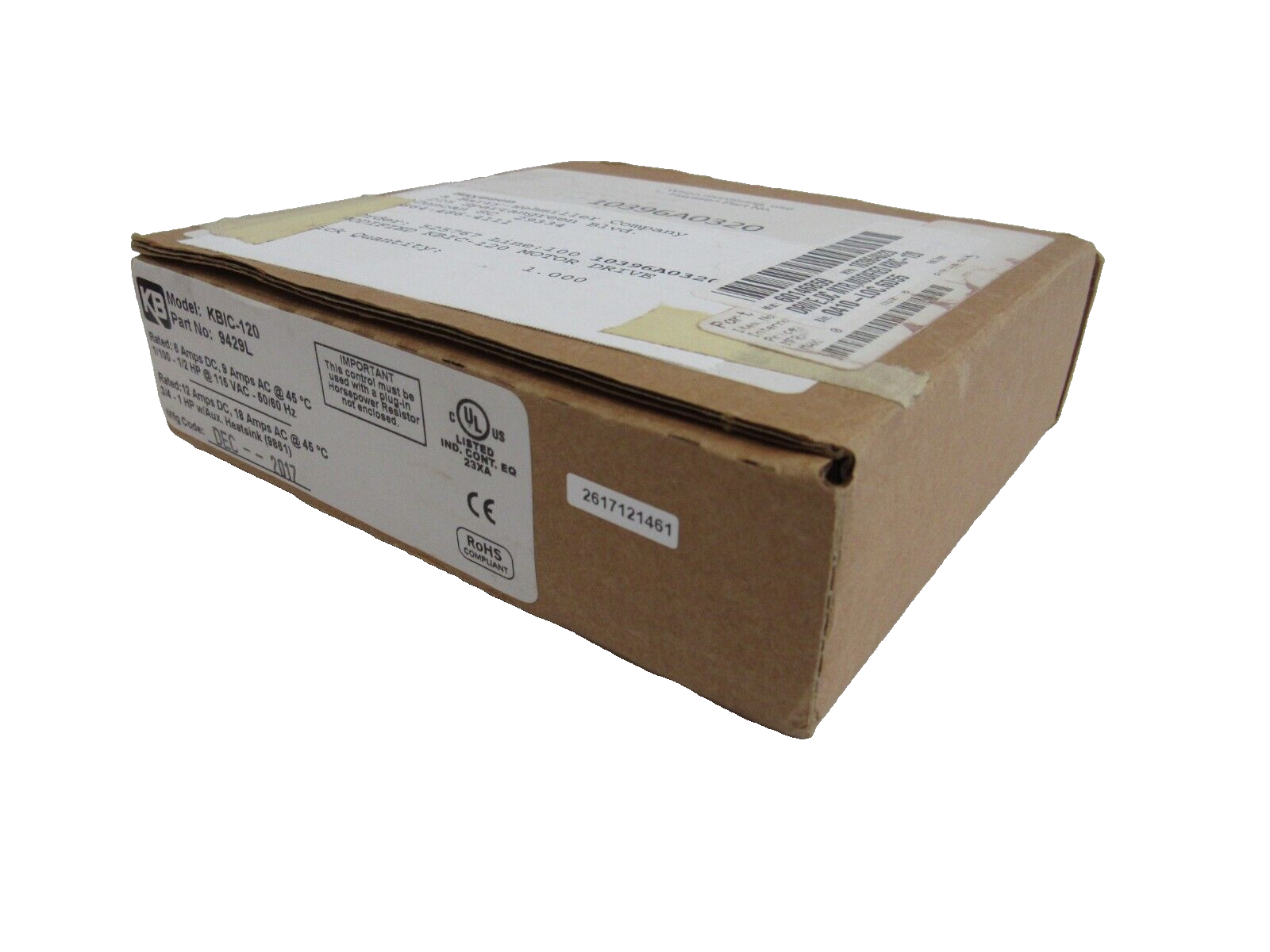 NEW KB ELECTRONICS KBIC-120 DC MOTOR DRIVE 9429L KBIC120 - SB ...