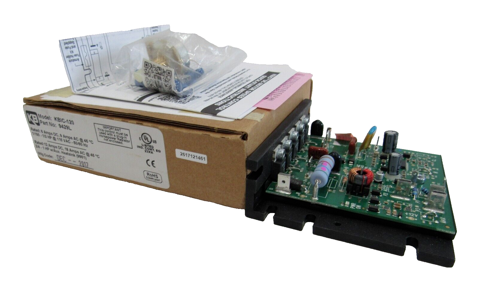 NEW KB ELECTRONICS KBIC-120 DC MOTOR DRIVE 9429L KBIC120 - SB ...