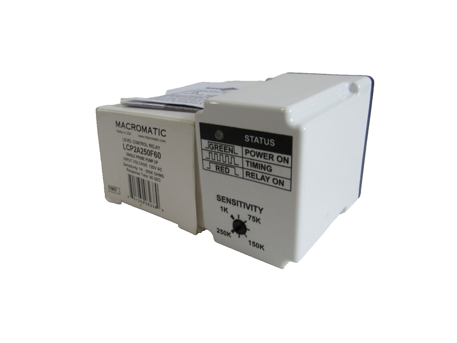 NEW MACROMATIC LCP2A250F60 LEVEL CONTROL RELAY 120V - SB Industrial ...