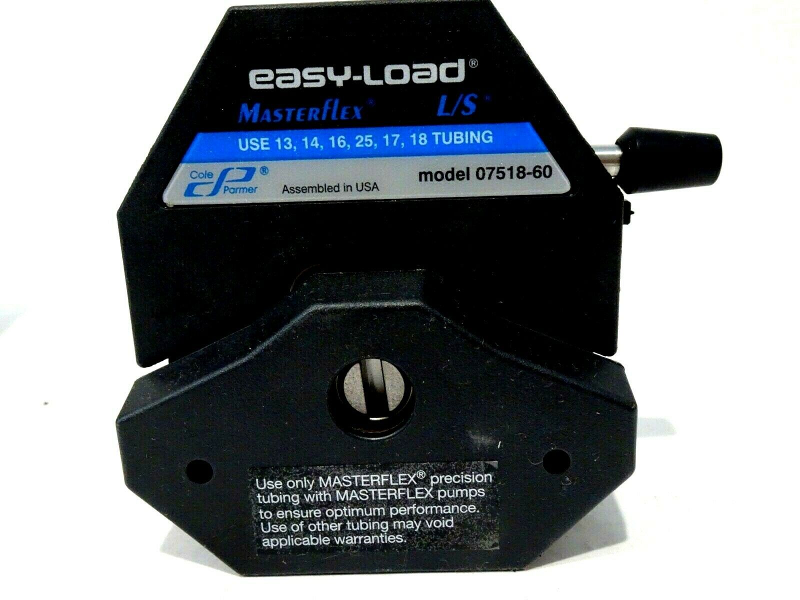 NEW MASTERFLEX 07518-60 EASY LOAD PUMP HEAD 7518-60 0751860 - SB ...