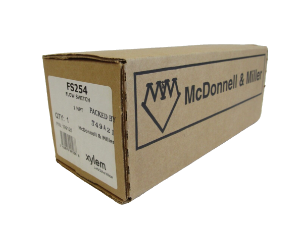 NEW MCDONNELL & MILLER XYLEM FS-254 FLOW SWITCH FS254 - SB Industrial ...