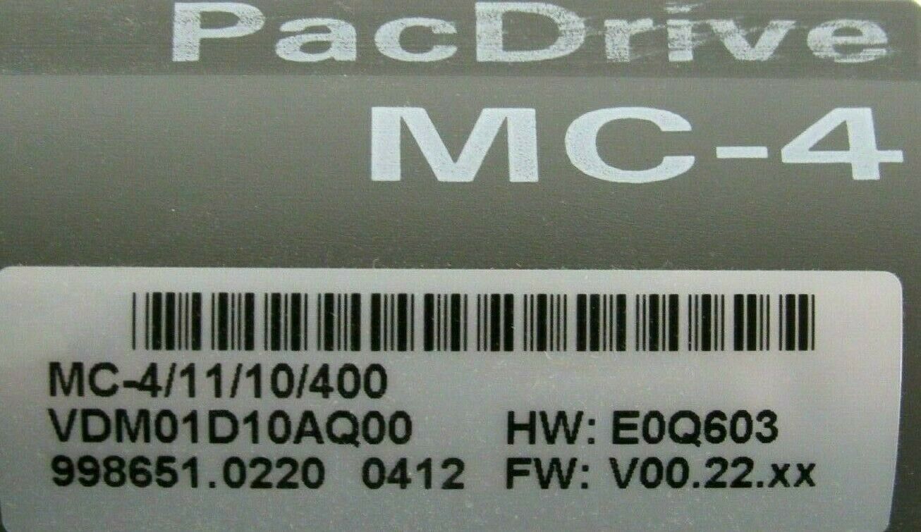 NEW SCHNEIDER ELECTRIC MC-4/11/10/400 PAC DRIVE VDM01D10AQ00 MC41110400 ...