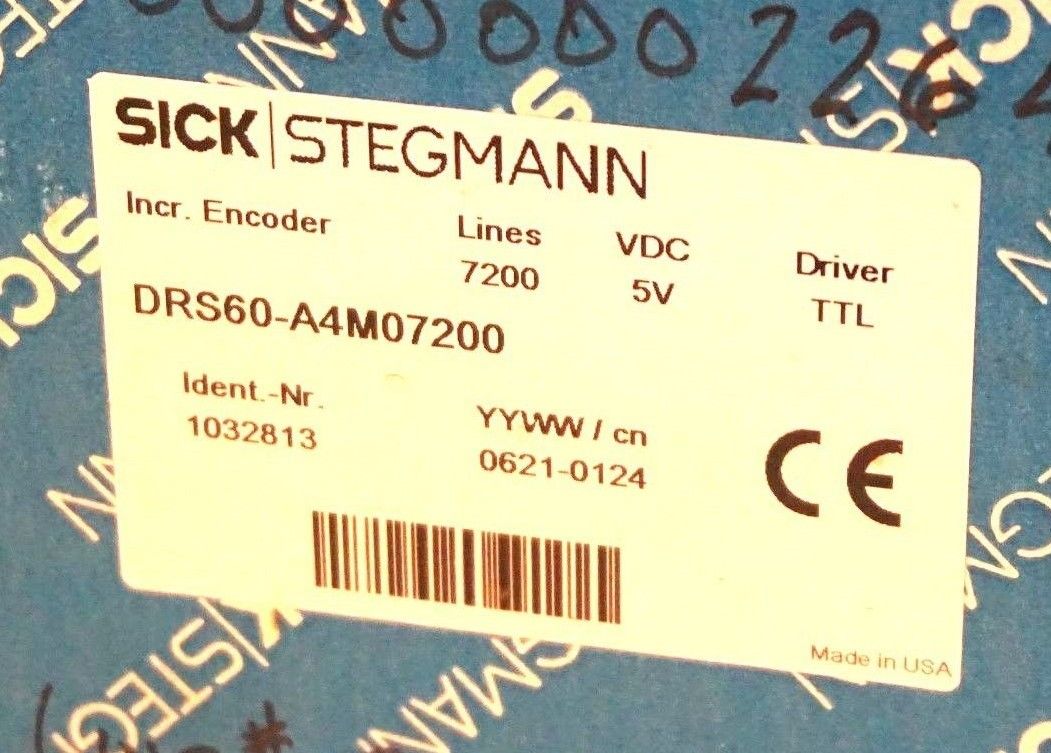 NEW SICK STEGMANN DRS60-A4M07200 ABSOLUTE ENCODER DRS60A4M07200 - SB ...