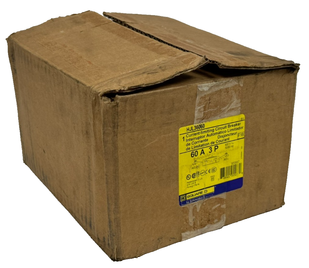 NEW SQUARE D HJL36060 CIRCUIT BREAKER 60A 3P - SB Industrial Supply, Inc.