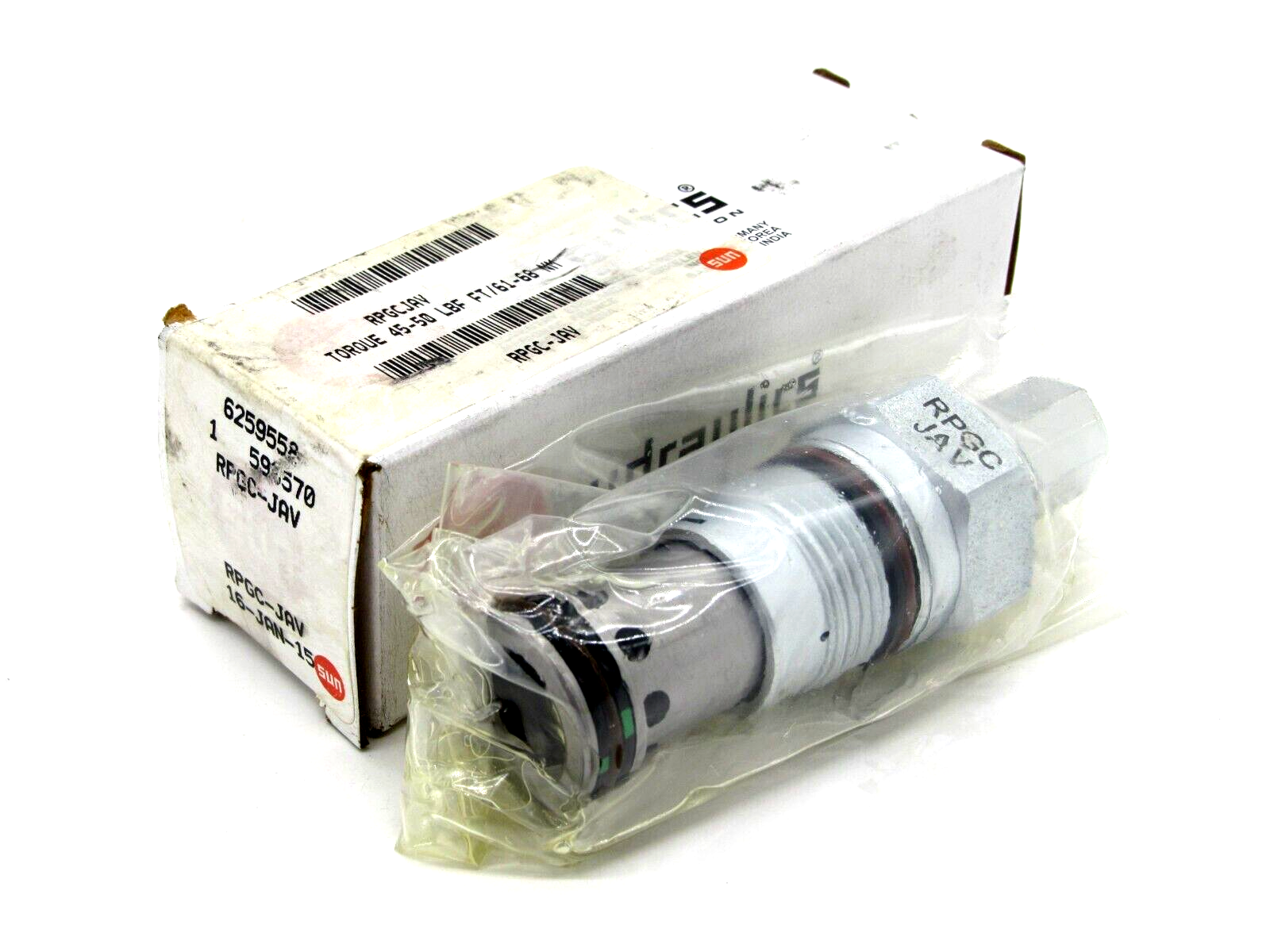 NEW SUN HYDRAULICS RPGC-JAV RELIEF VALVE 1AM5 RPGCJAV - SB Industrial ...