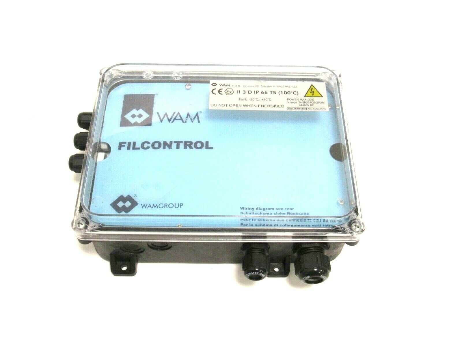 NEW WAM 381001041 FILCONTROL DUST COLLECTOR CONTROL II-3-D-IP-66-T5 ...