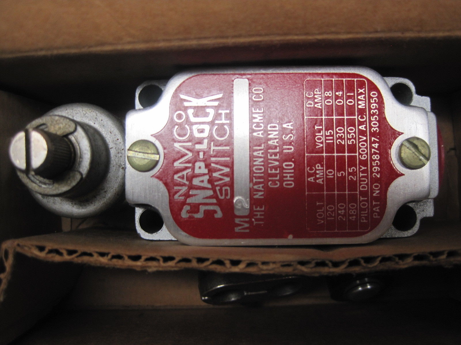 New Namco EA220-00005 M2 Snap Lock Switch EA22000005 - SB Industrial ...