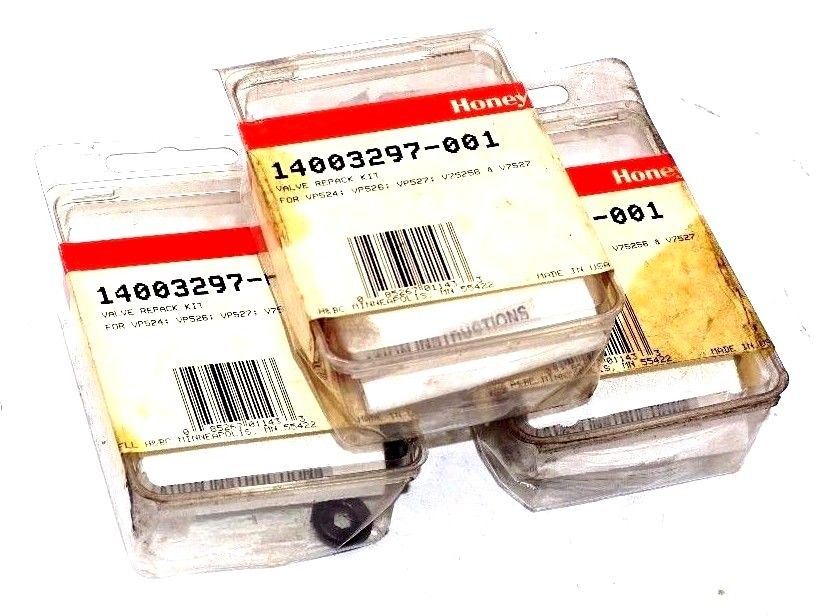 3 NEW HONEYWELL 14003297-001 VALVE REPACK KITS 14003297001 - SB ...